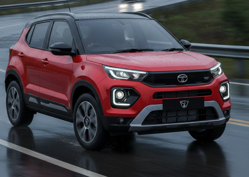 Tata Punch Facelift Reveals New Front and Rear Design